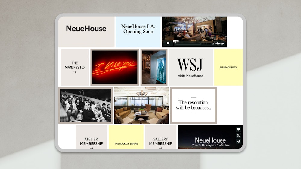 NeueHouse | Base Design